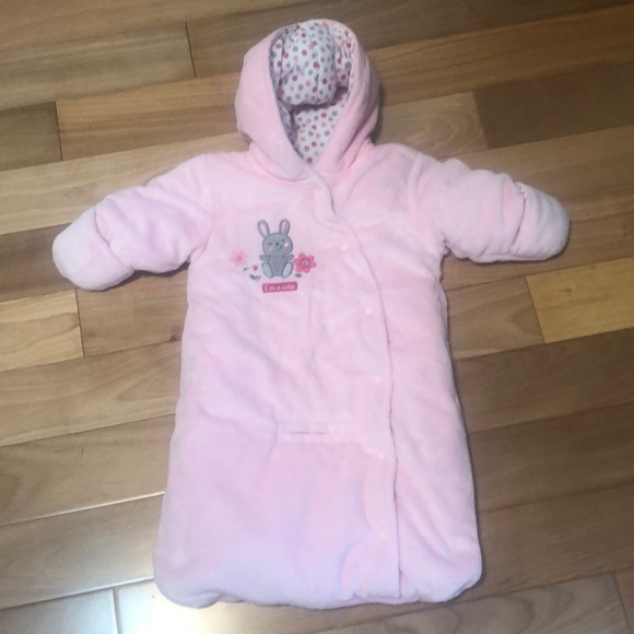 child of mine | One Pieces | Child Of Mine Carters Pink Plush Baby ...